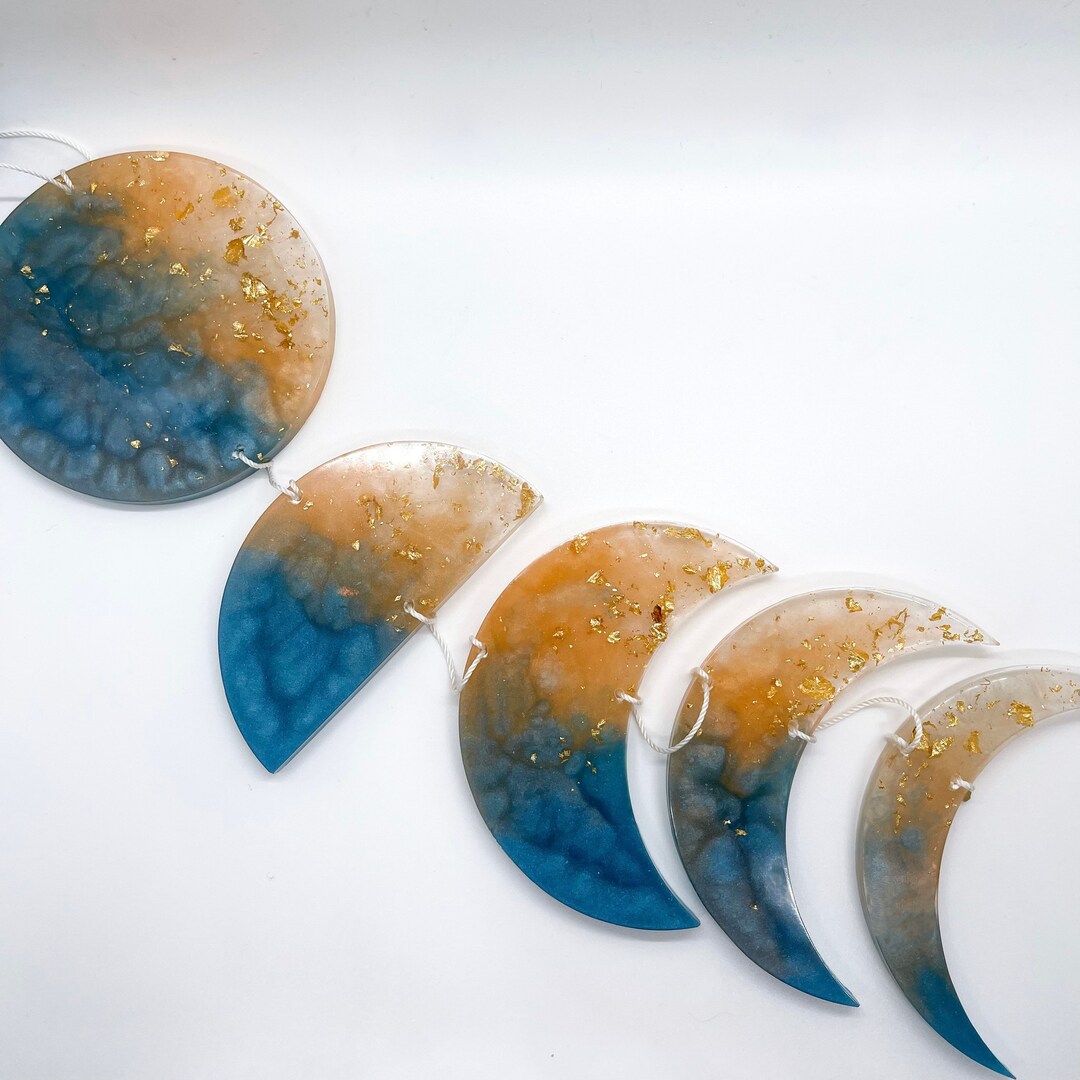 Custom Resin Phases of the Moon Wall Hanging - Etsy