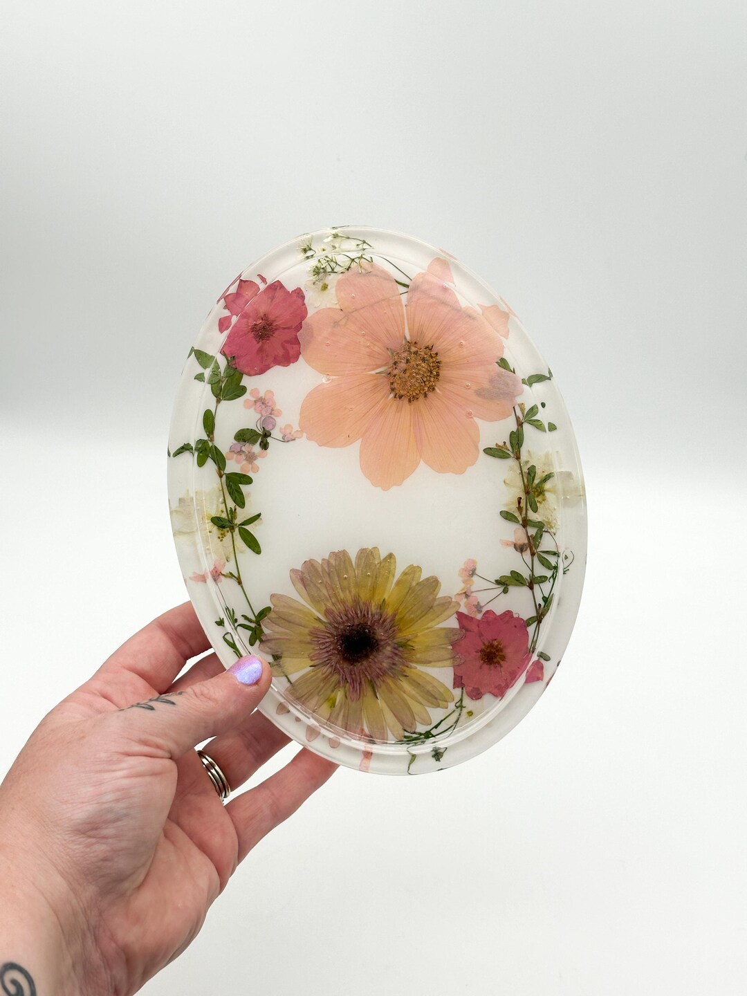 Custom Resin Oval Tray (two Size Options) - Etsy