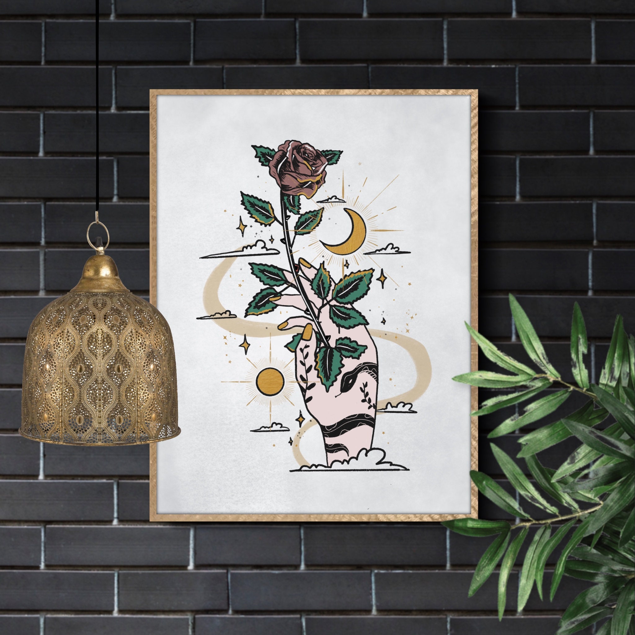 MINIMALIST MISTIC ART Download. Mystical Art Wall Gallery - Etsy UK