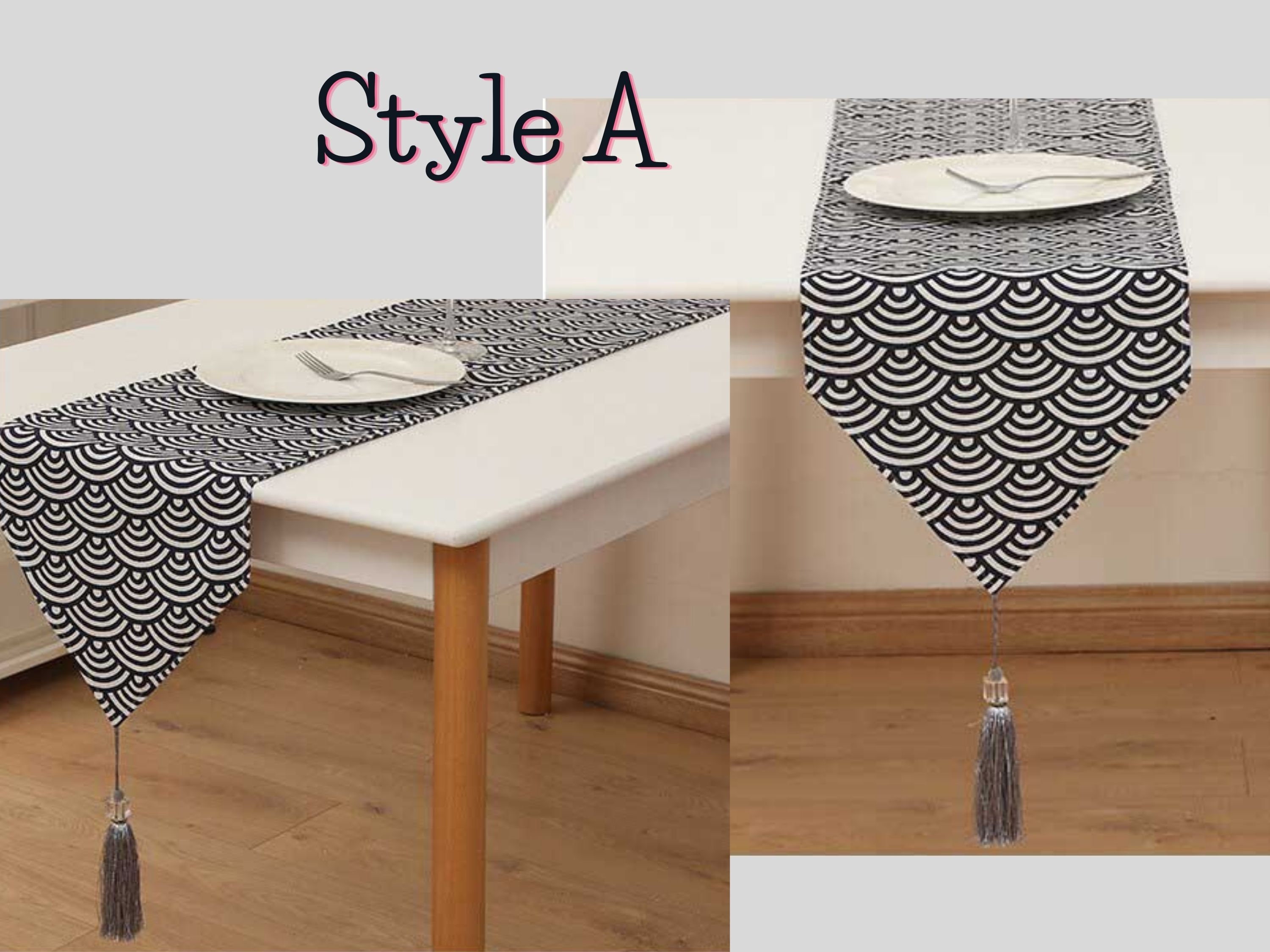 Ocean Waves Linen Table Runner Ukiyoe Kanagawa Beach - Etsy Canada