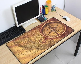 World Map Desk Mat - Etsy