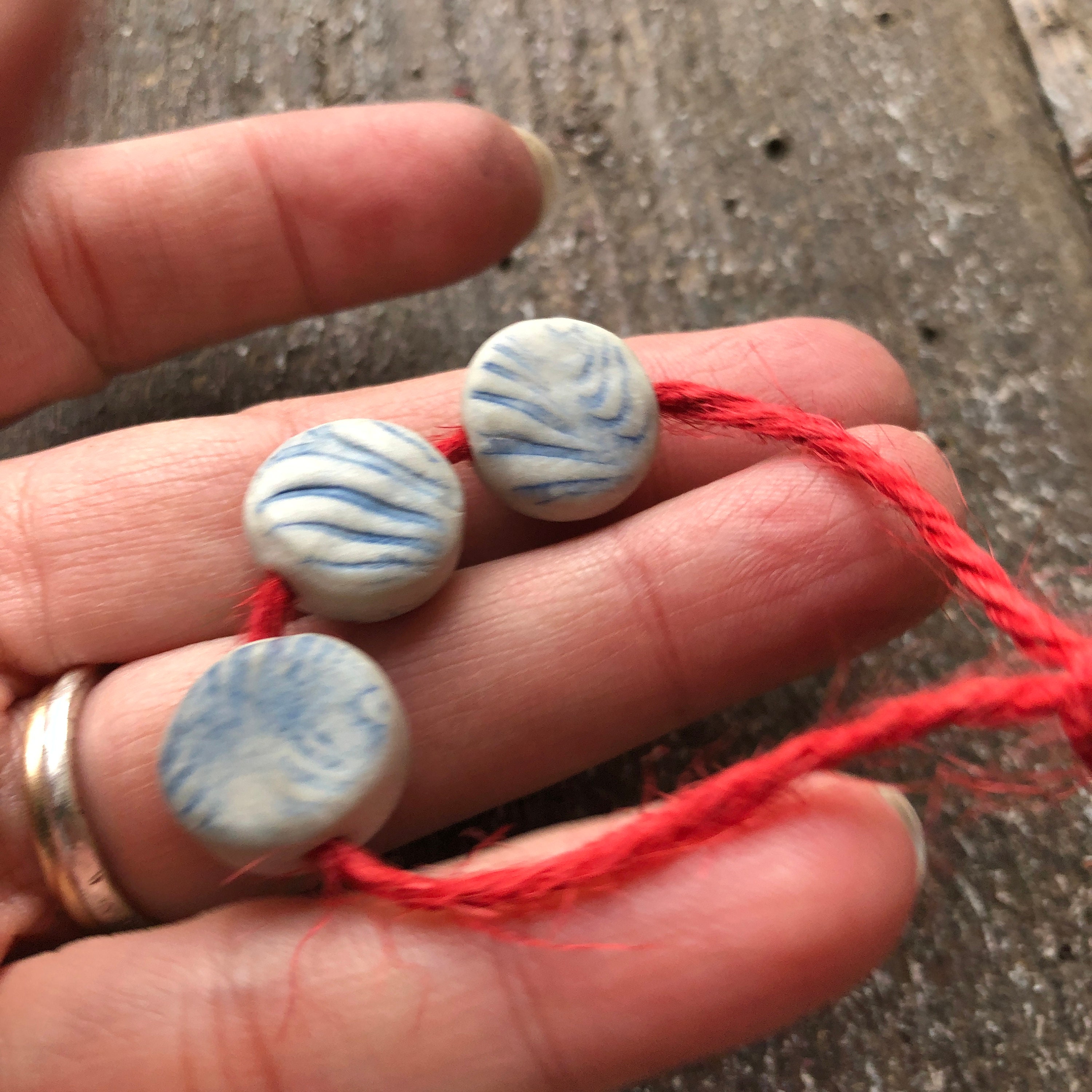 Blue Delft or Porcelain Bead-hand Crafted Artisan Bead - Etsy