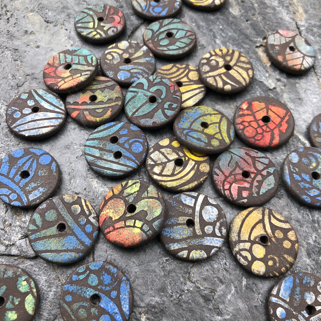 Artisan Heishi Beads-funky Hand Made Heishi Beads-one Hole Bead ...