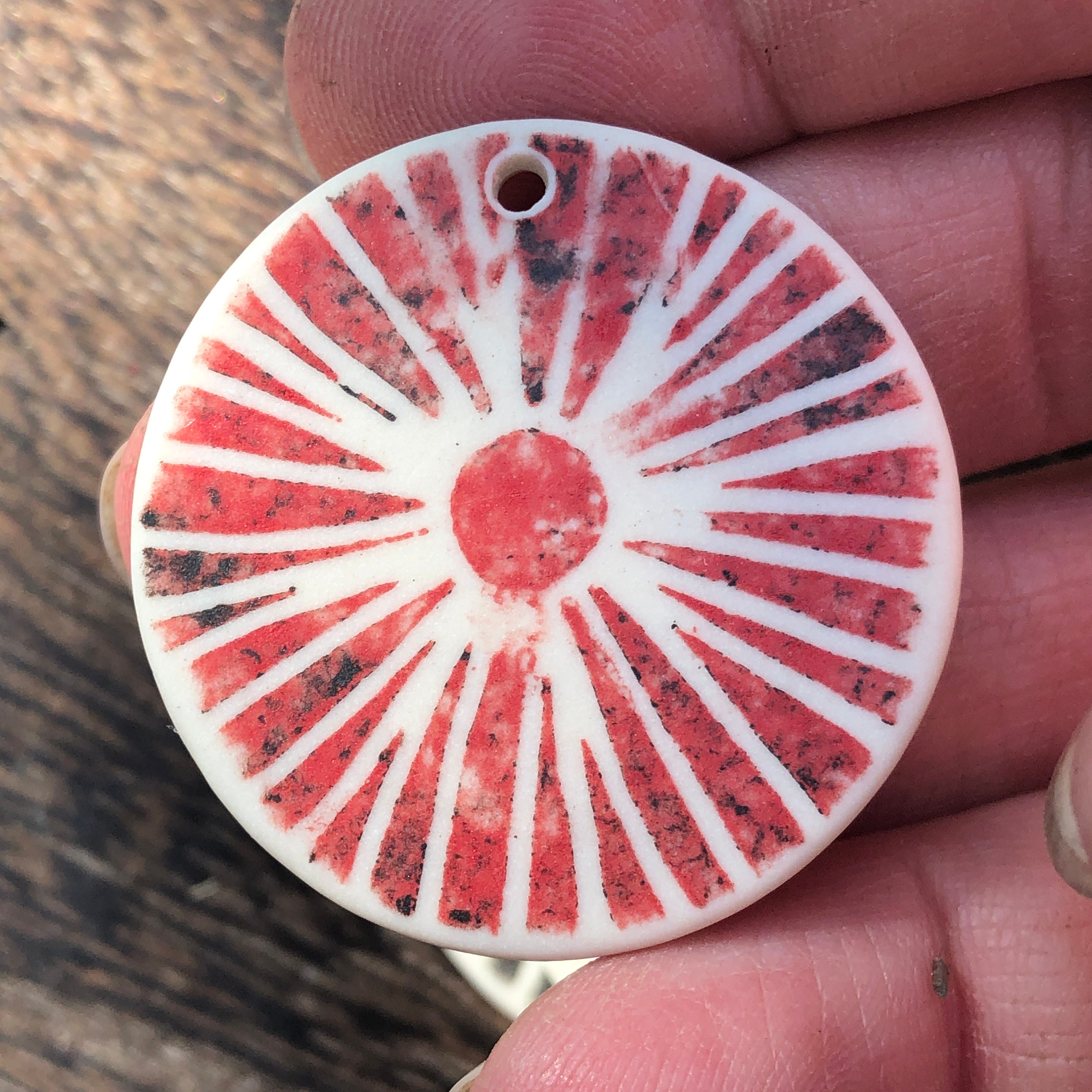 Porcelain Steampunk Pendants-pottery Pendant-charm-necklace - Etsy