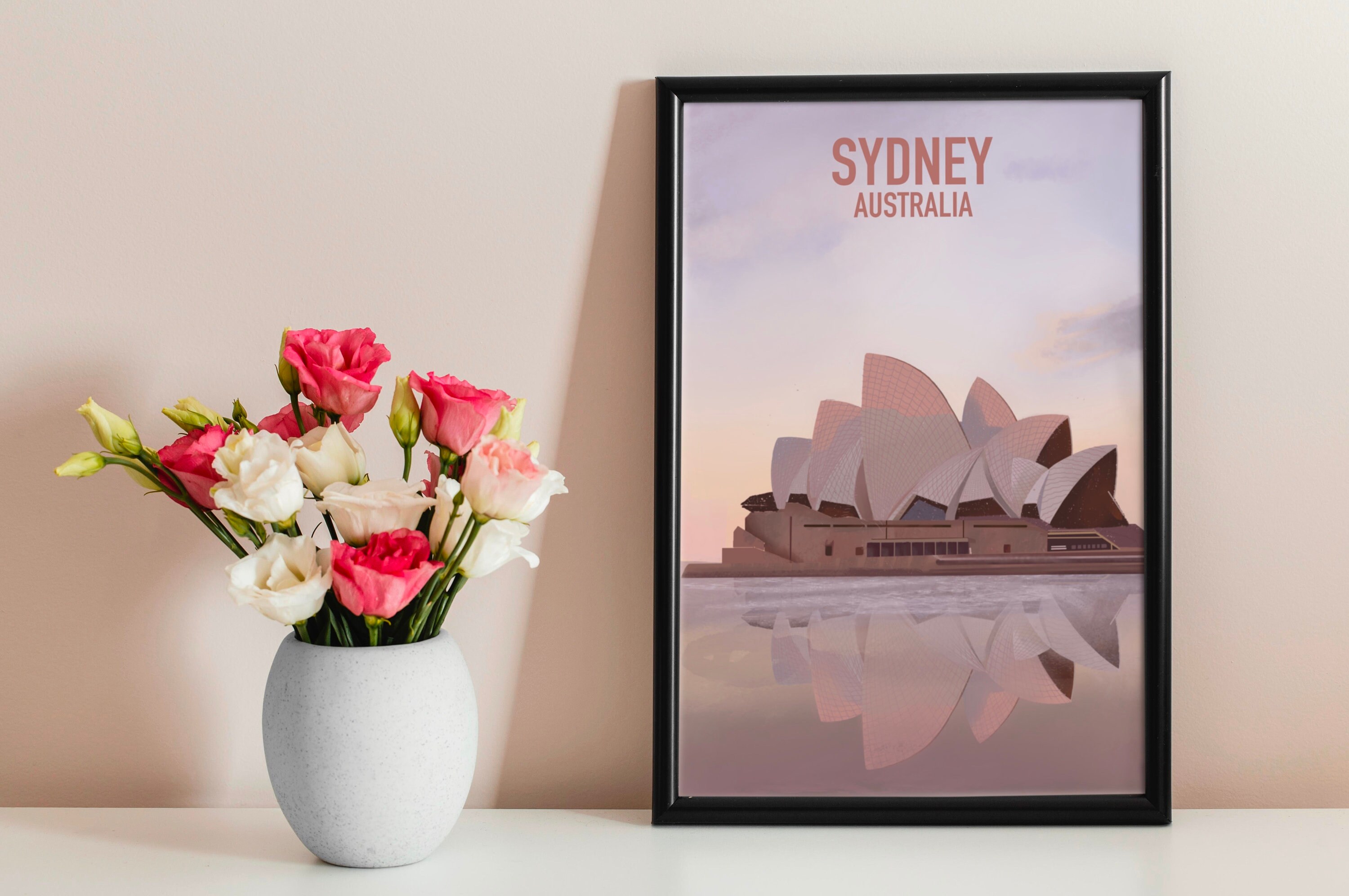 Sydney Opera House Travel Print Wall Art Sydney Travel Poster Gift for ...