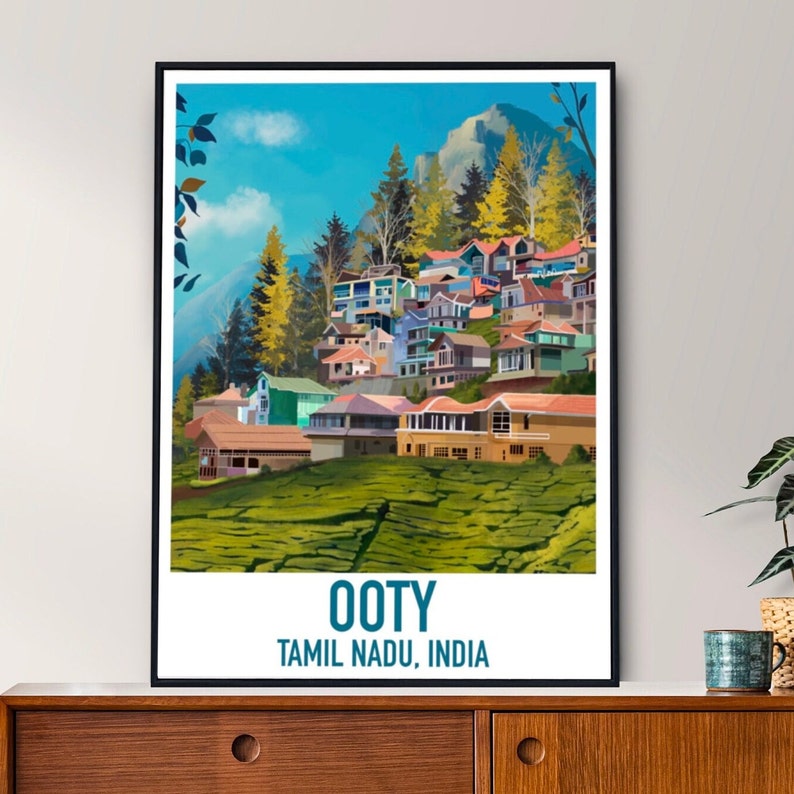 Ooty Poster | Tamil Nadu | South India | Digital Print Download | India ...