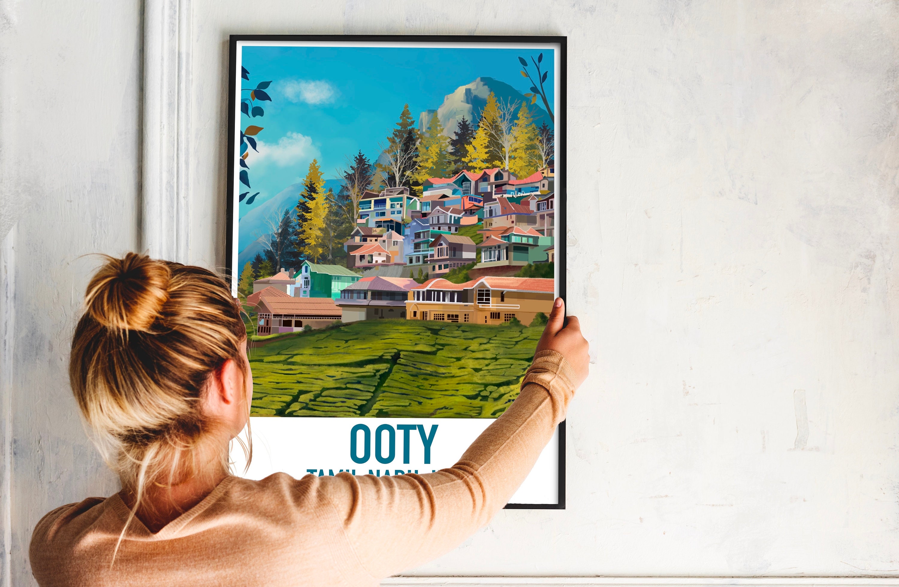 Ooty Poster | Tamil Nadu | South India | Digital Print Download | India ...