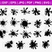 Splatters Svg File. Paint Splatter Svg Bundle. Paint Splash. Ink ...