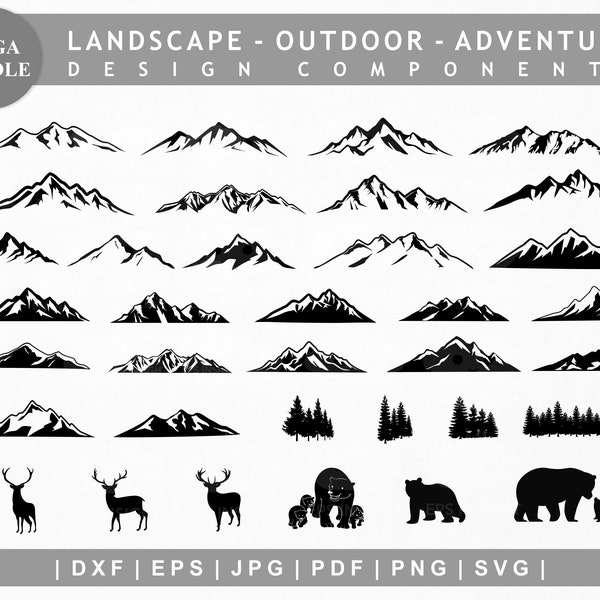 Outdoor Adventure Svg - Etsy