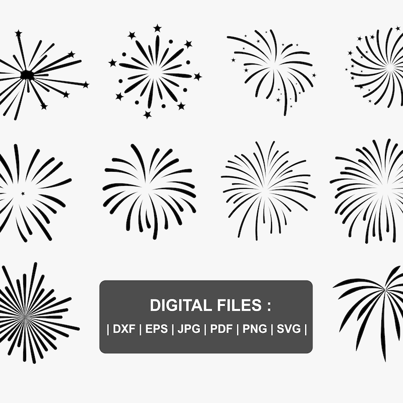 Firework Svg - Etsy