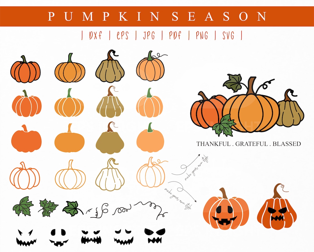 Pumpkin SVG Bundle. Pumpkin Halloween. Fall Pumpkin Svg. Pumpkin ...