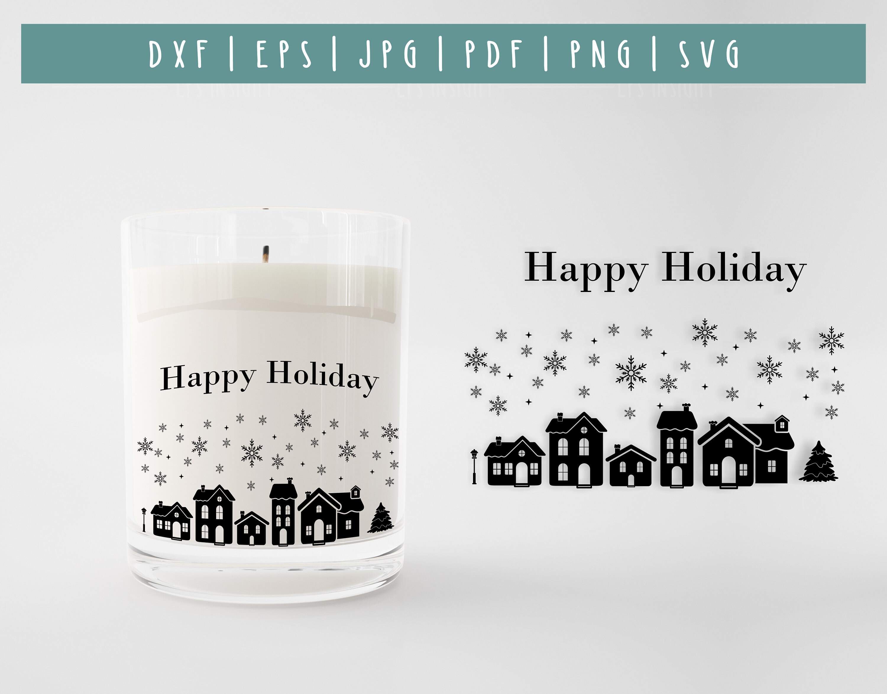 Outdoor Winter Scene. Winter Holiday Scene Svg. Snowy Winter - Etsy