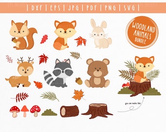 Fox Bear Raccoon Art | Etsy