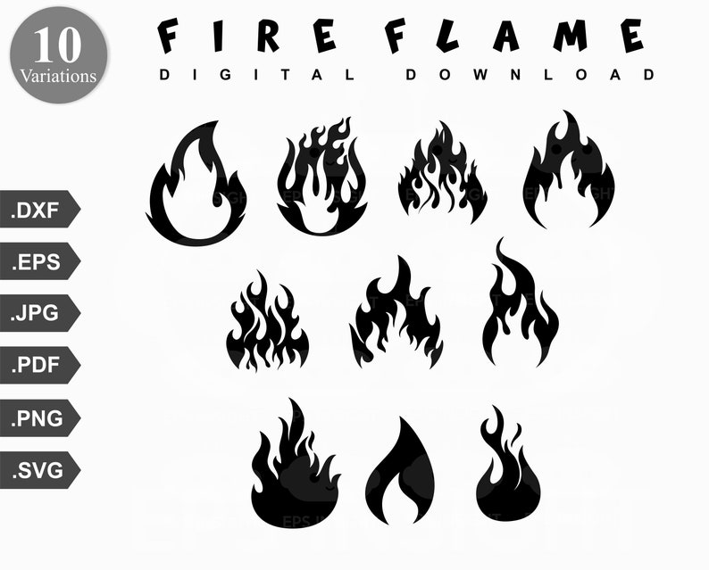 Flame Fire Svg. Fire Svg. Flame Svg Bundle. Fireball Svg. Flame Fire ...