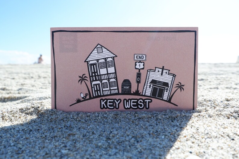 KEY WEST POSTCARD - Etsy