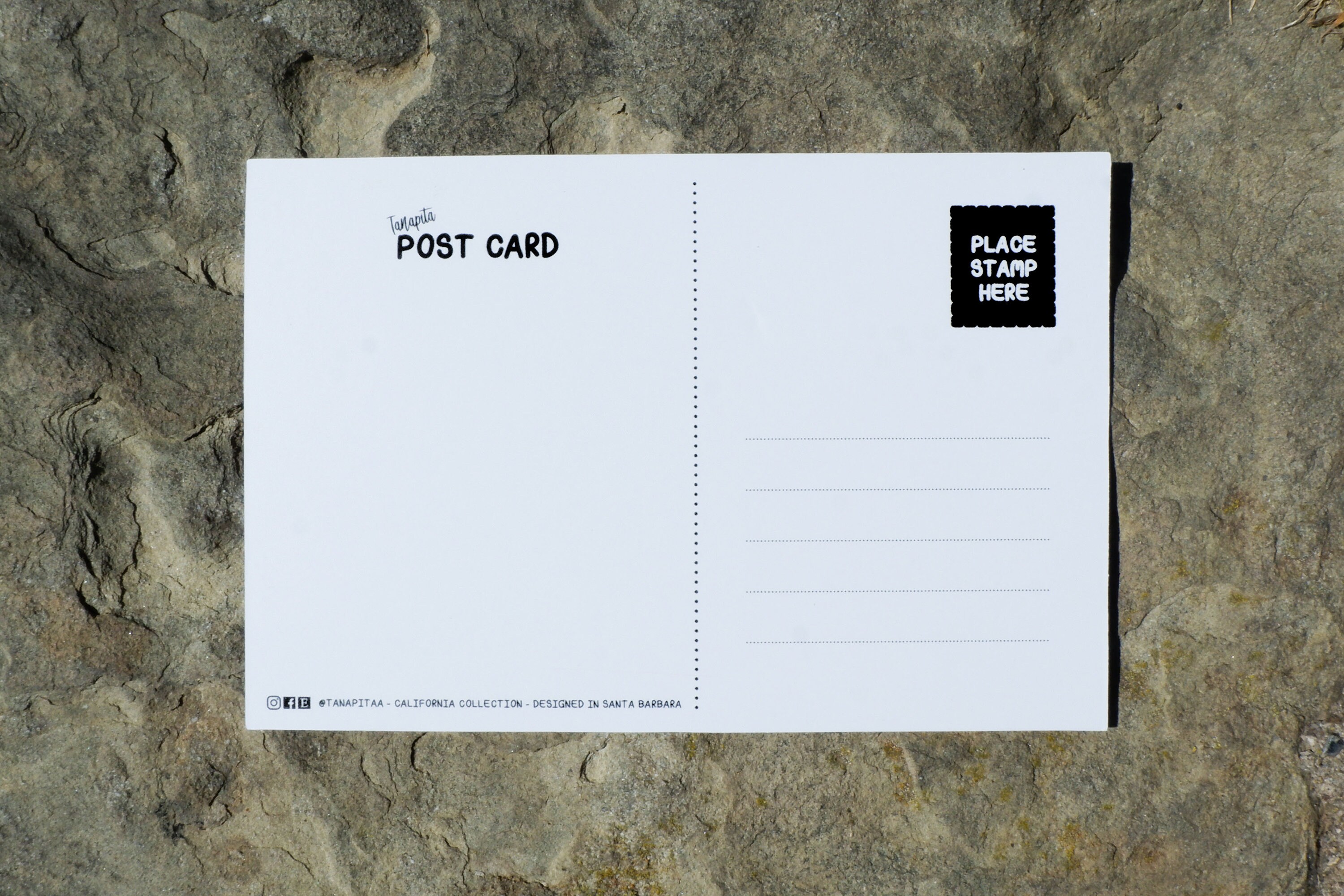 SANTA BARBARA POSTCARD - Etsy
