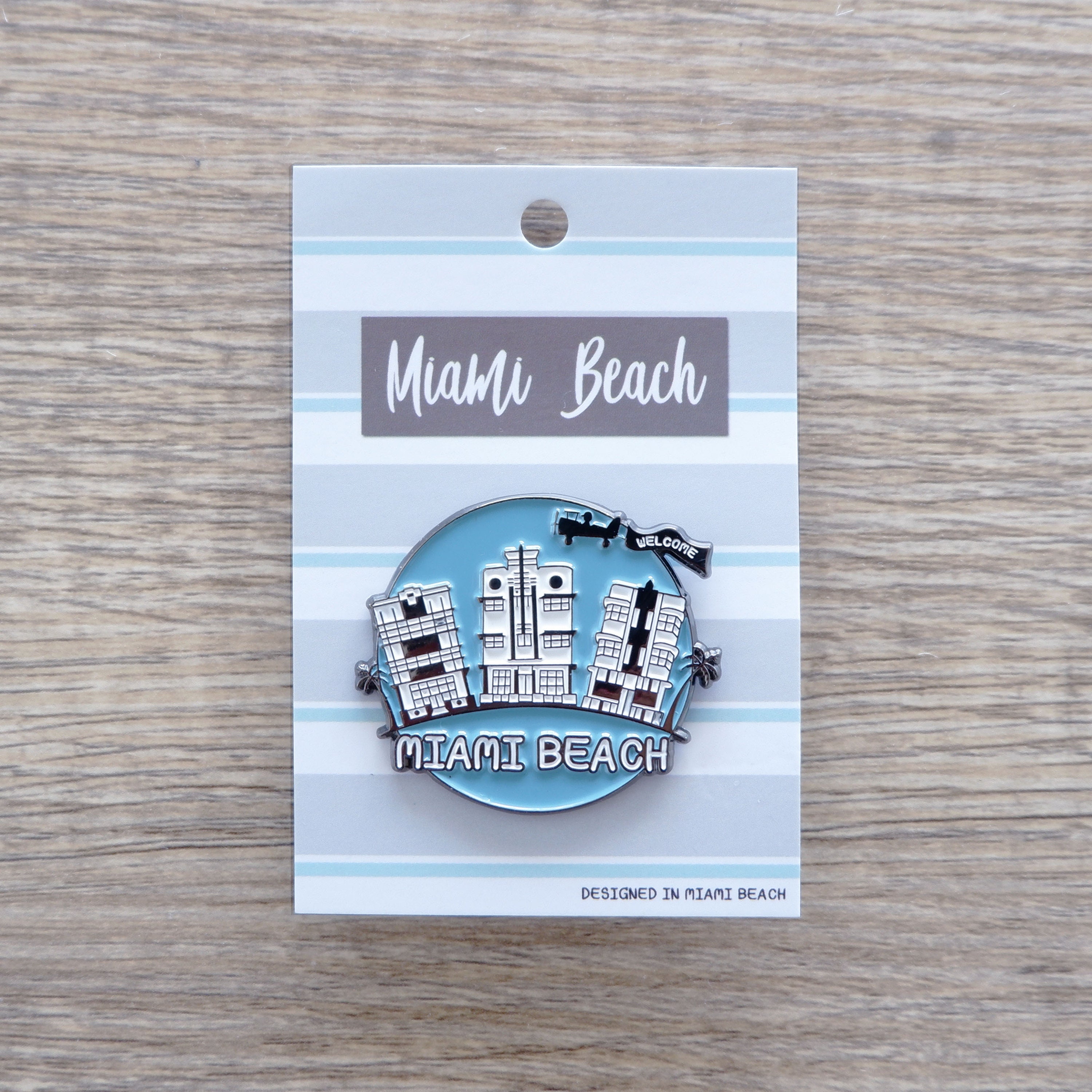 MIAMI BEACH PIN - Etsy