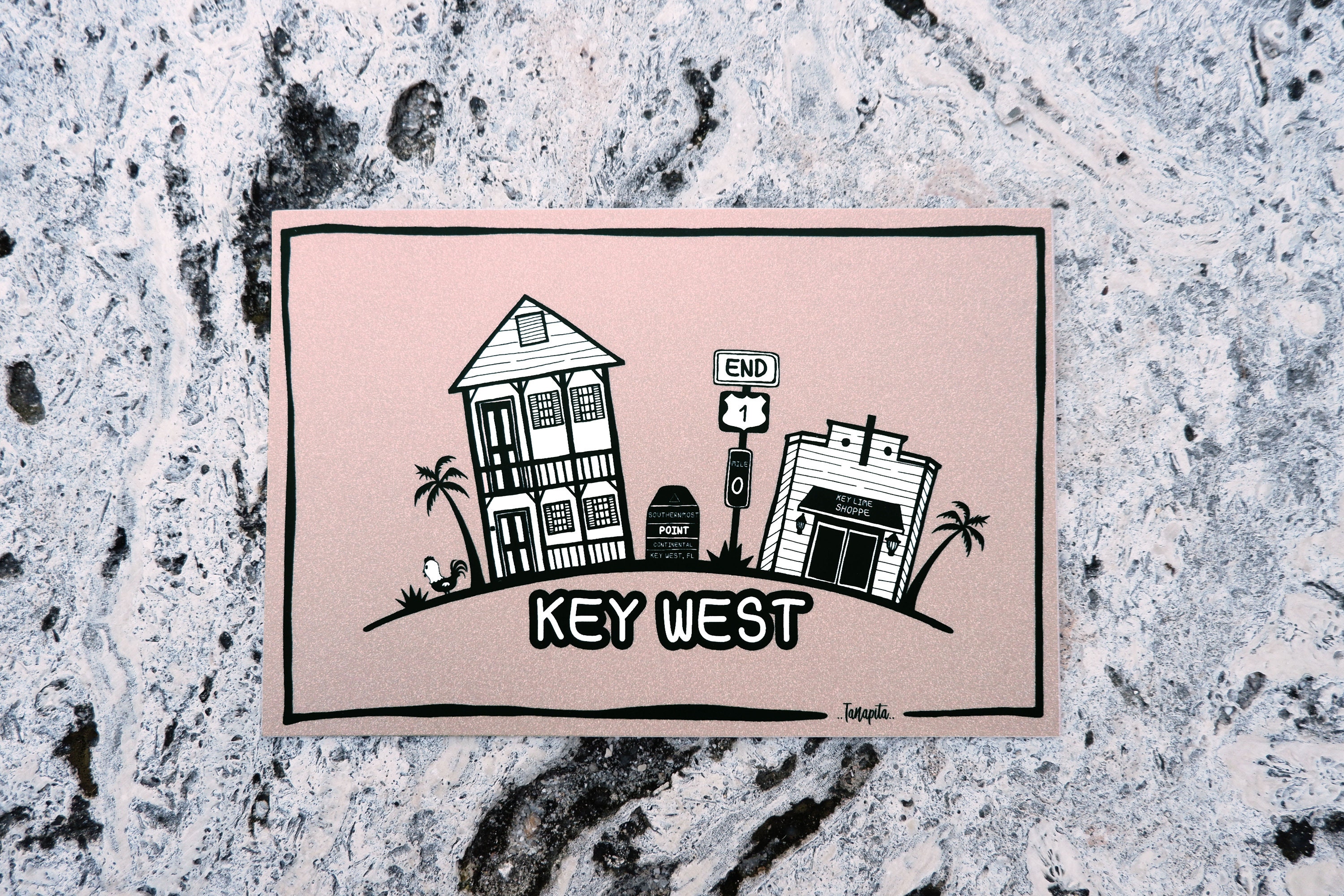 KEY WEST POSTCARD - Etsy