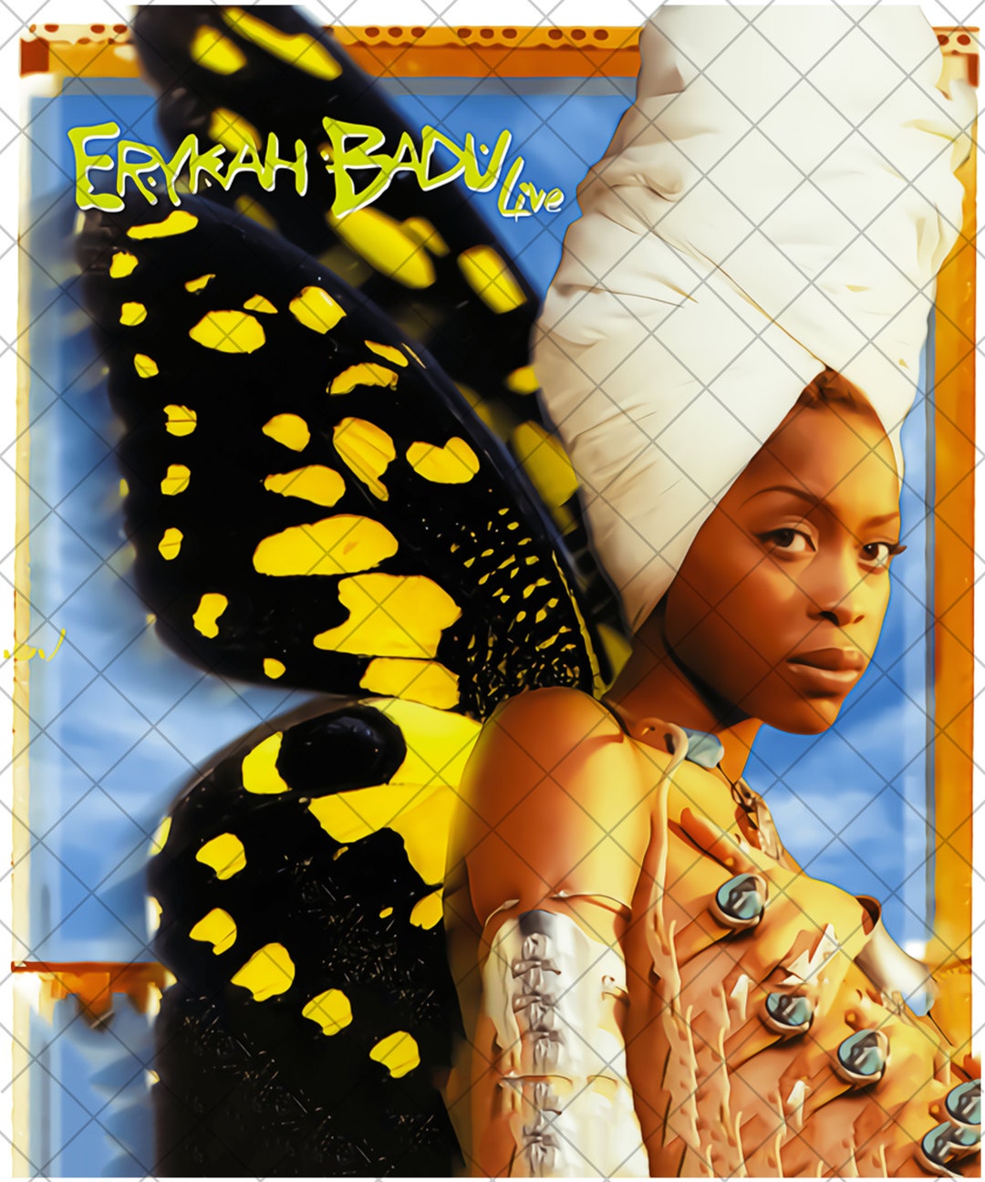 Erykah Badu Live Album Png, Erykah Badu Tour Png, Erykah Badu Graphic ...
