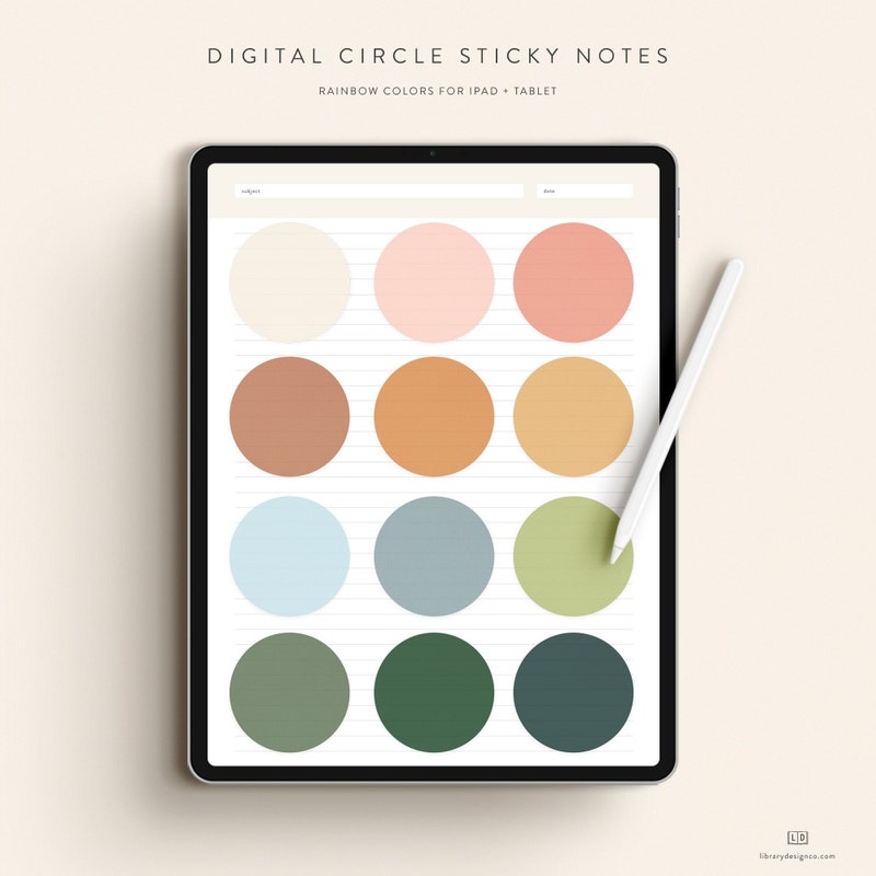 Pastel Sticky Notes - Etsy