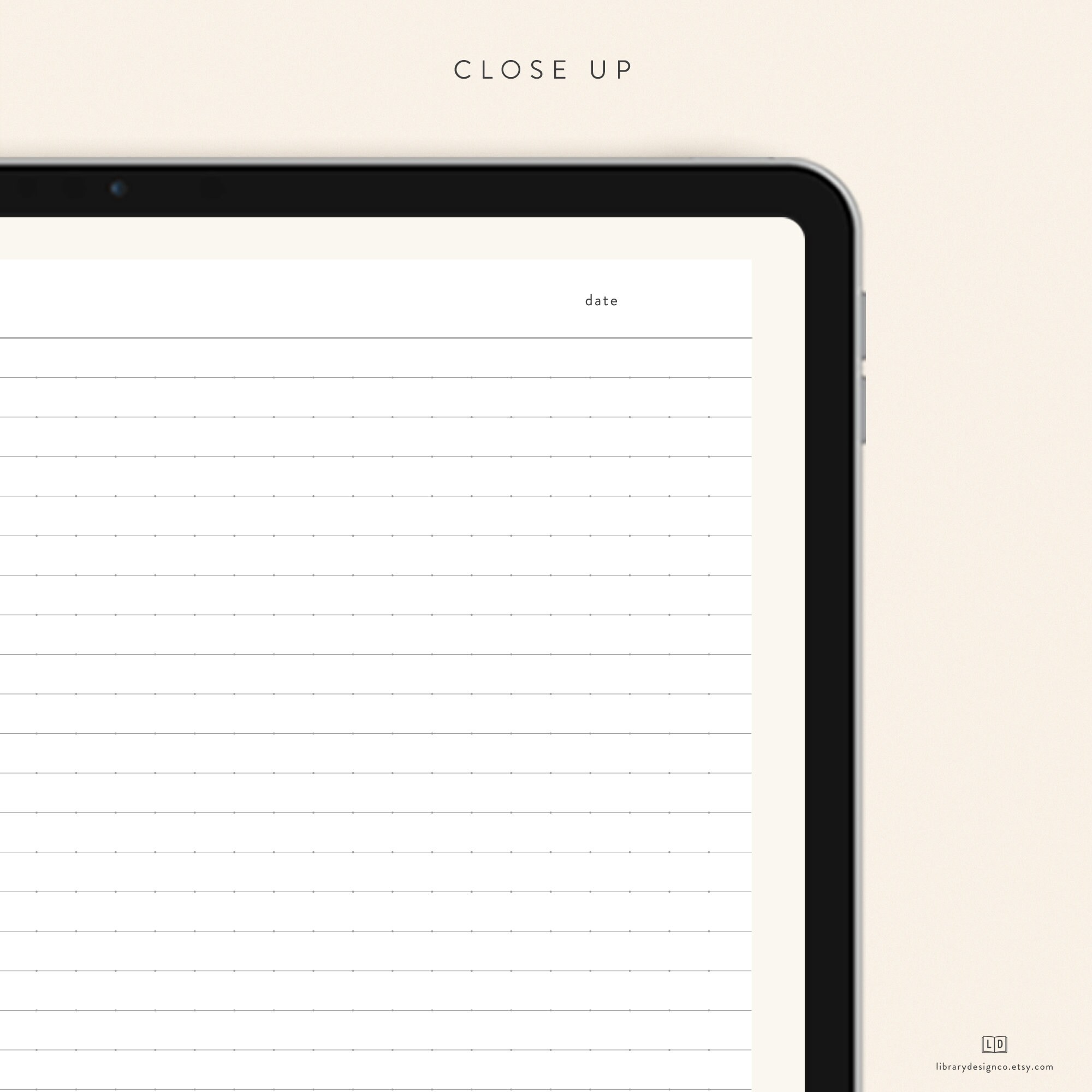 Dot Grid Cornell Note Taking Paper Download — Instant Digital Download ...