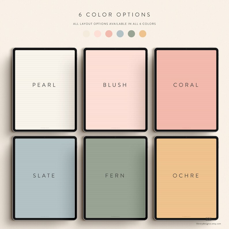 Warm Rainbow Digital Paper Pack — Instant Digital Download — Notability ...