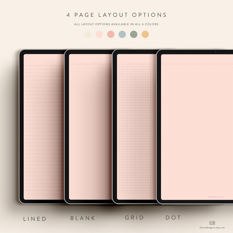 Warm Rainbow Digital Paper Pack — Instant Digital Download — Notability ...