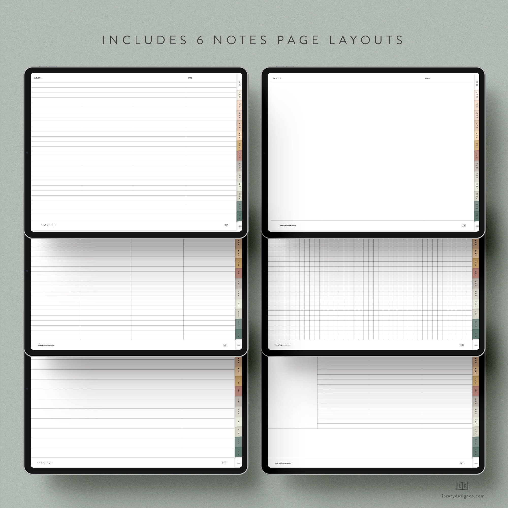 Project Overview Notebook — Notability Goodnotes Xodo - Etsy