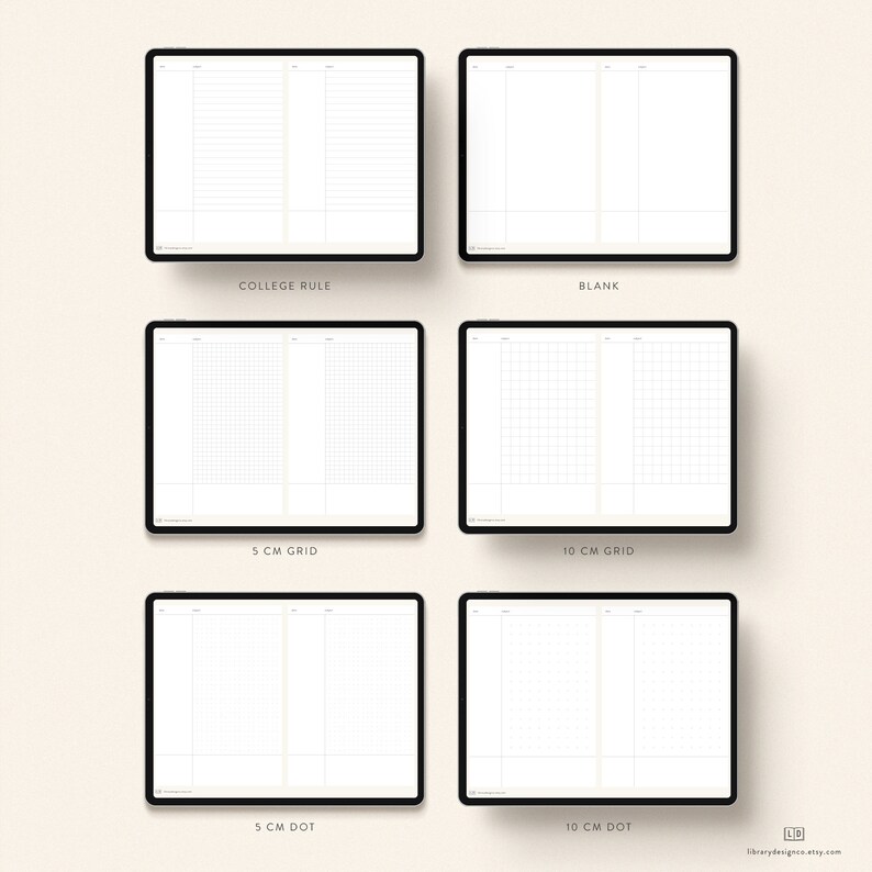 Cornell Notes Student Printable Double Page Spread Download — Instant ...