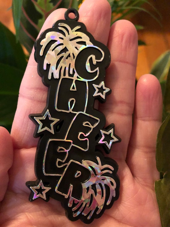 Holographic Cheer Homecoming Charm | Etsy