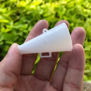 Cheer Megaphone Homecoming Trinket/charm. All in Beautiful Glitter. 1 3 ...