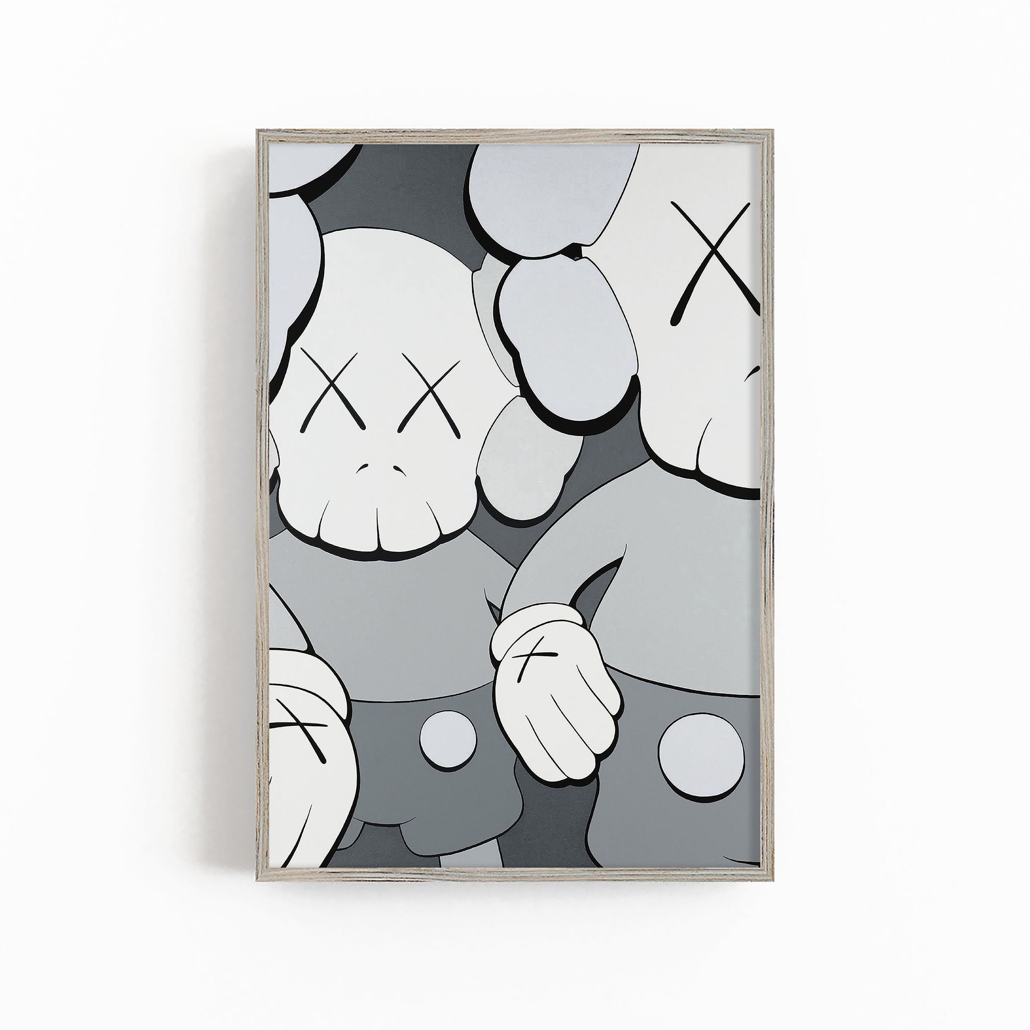 Companion Kaws Art Print Kaws Art Poster Kaws Wall Art Etsy