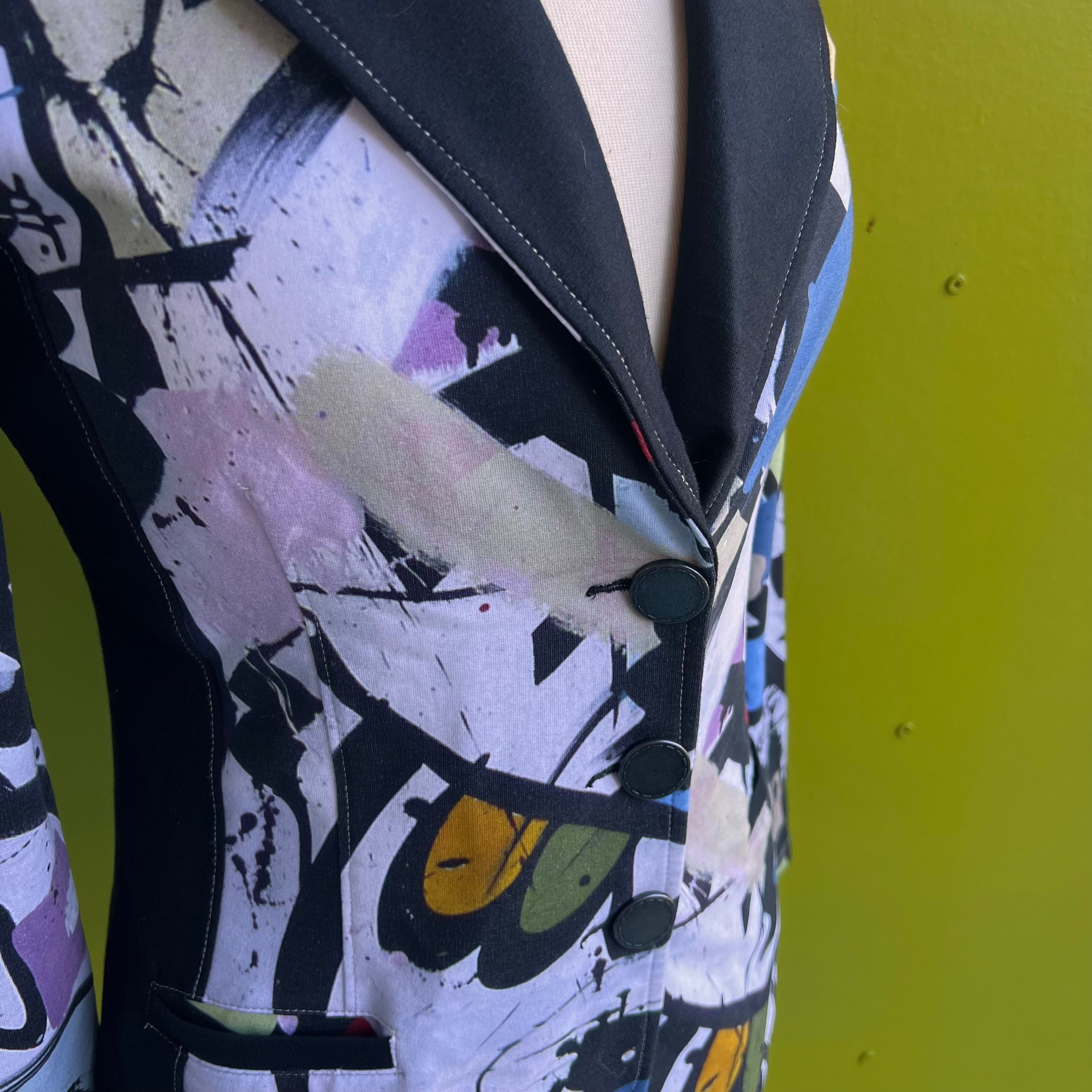 Simply Art by Dolcezza Abstract Design Jacket for Women - Etsy