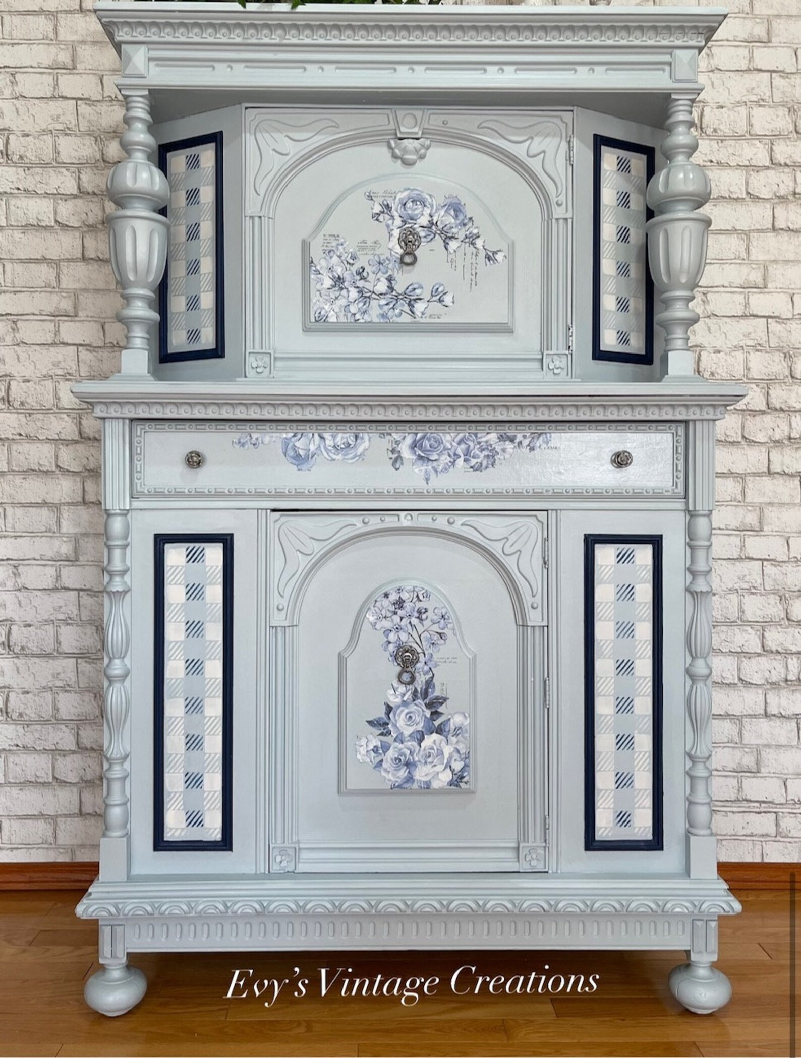 Vintage Jacobean Court Cupboard | Etsy