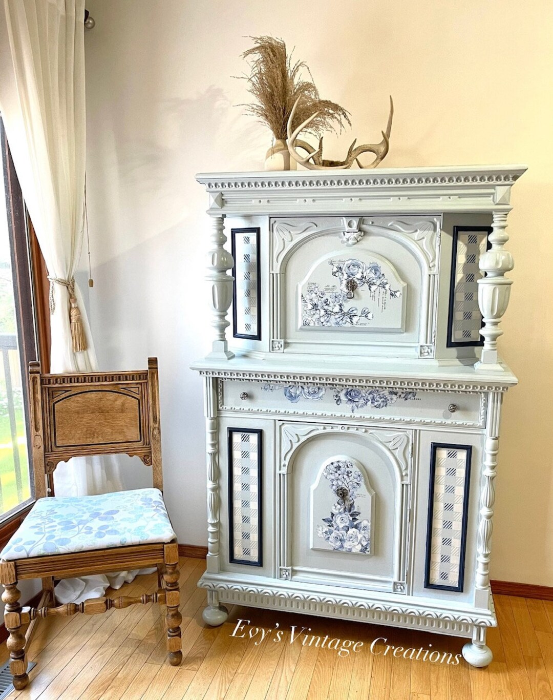 Vintage Jacobean Court Cupboard - Etsy