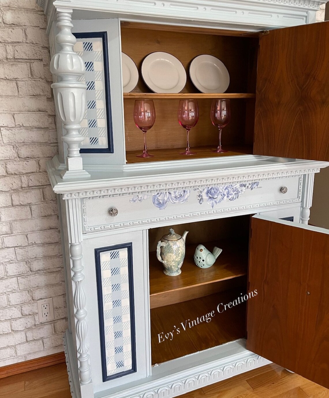 Vintage Jacobean Court Cupboard | Etsy