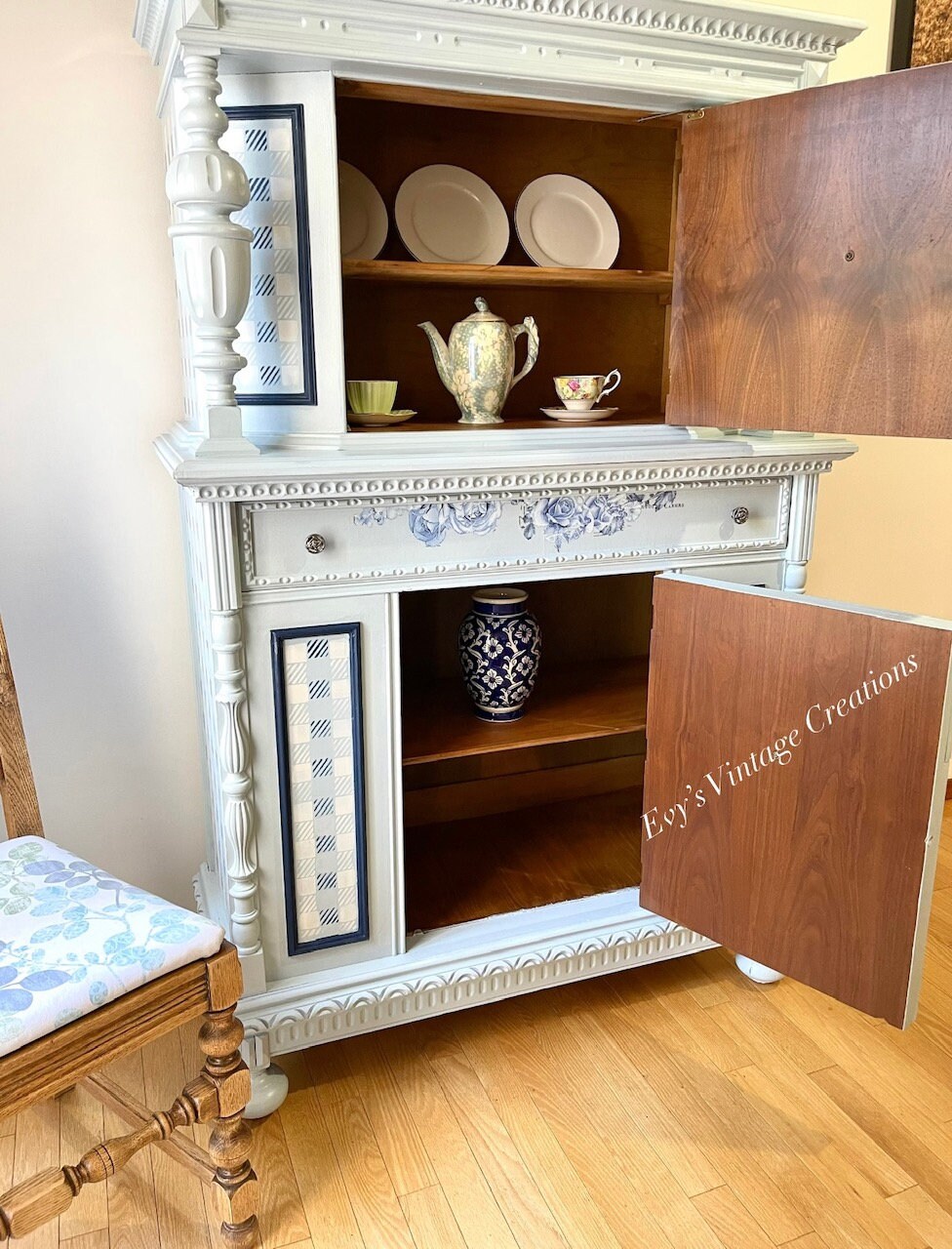 Vintage Jacobean Court Cupboard - Etsy