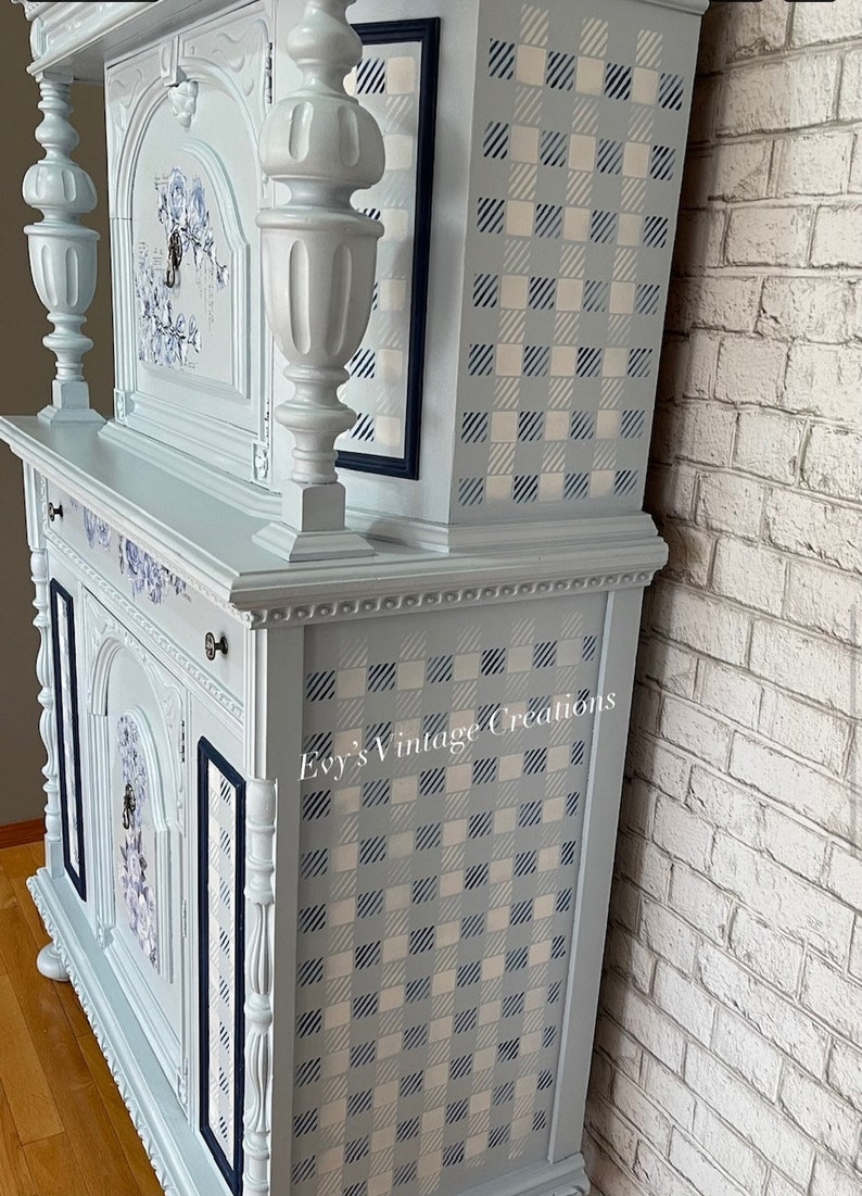 Vintage Jacobean Court Cupboard | Etsy