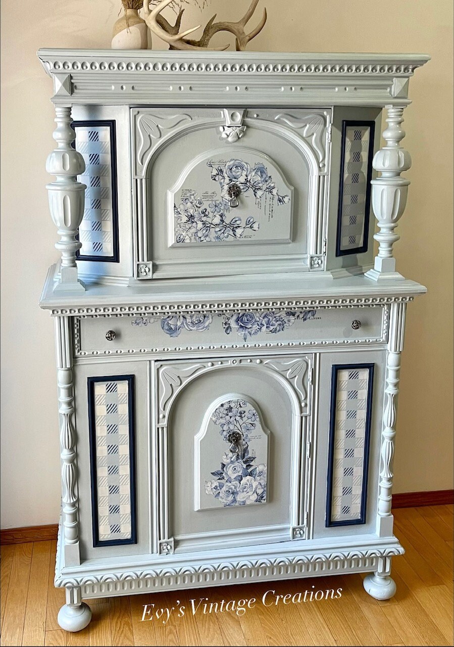 Vintage Jacobean Court Cupboard - Etsy