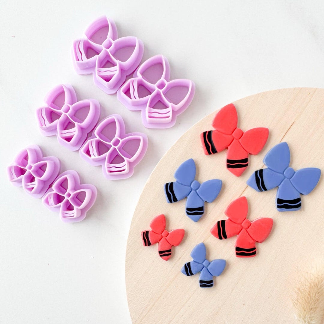 Crayon Bow Clay Cutter - June 2025 Launch - Etsy
