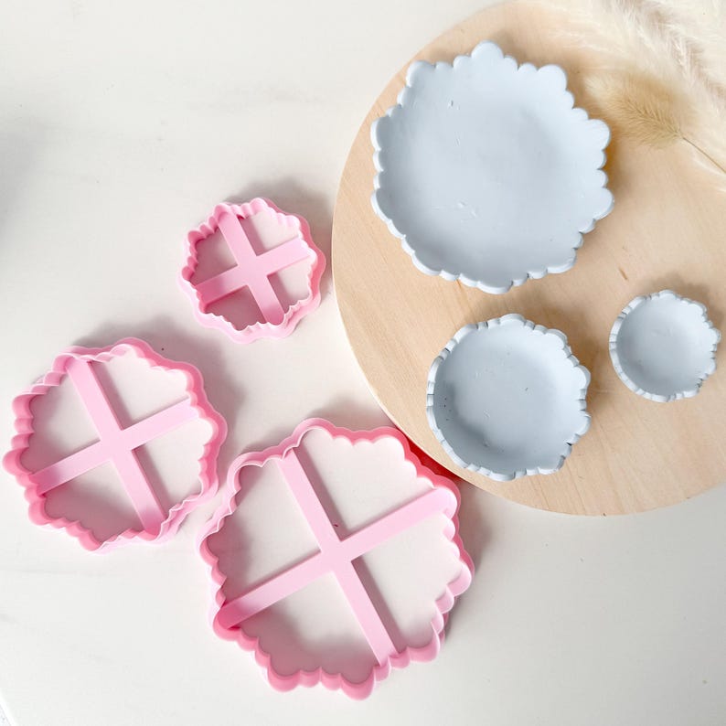 Dreamy Scalloped Trinket Dish Clay Cutter - June 2025 Launch - Etsy