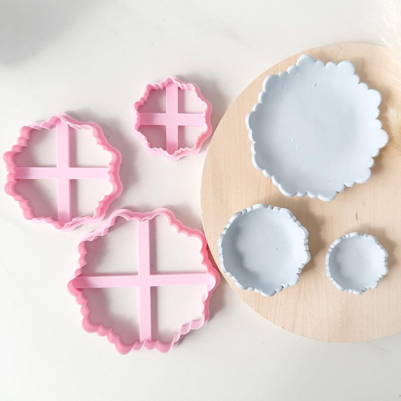Dreamy Scalloped Trinket Dish Clay Cutter - June 2025 Launch - Etsy