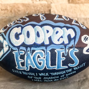 Hand Painted Football - Etsy