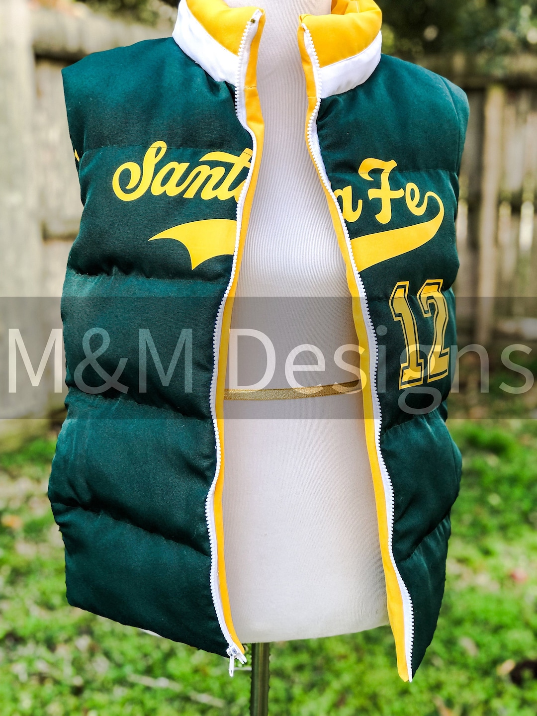 CUSTOMIZABLE Team/school Puffer Vest - Etsy