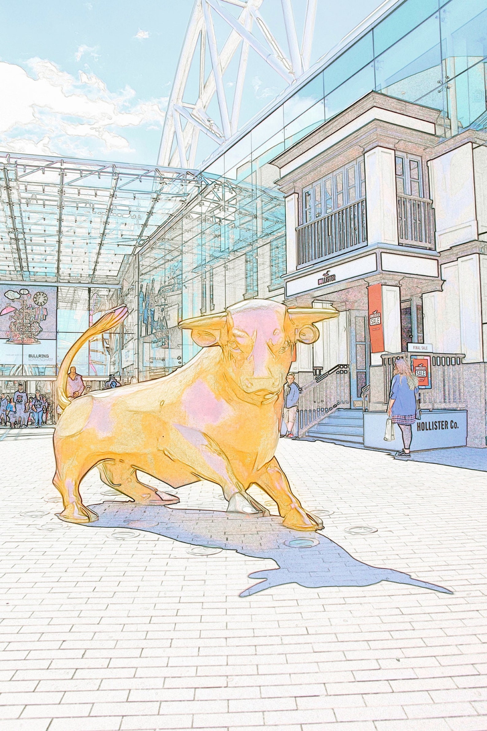 The Guardian Birmingham Bull Bullring - Etsy
