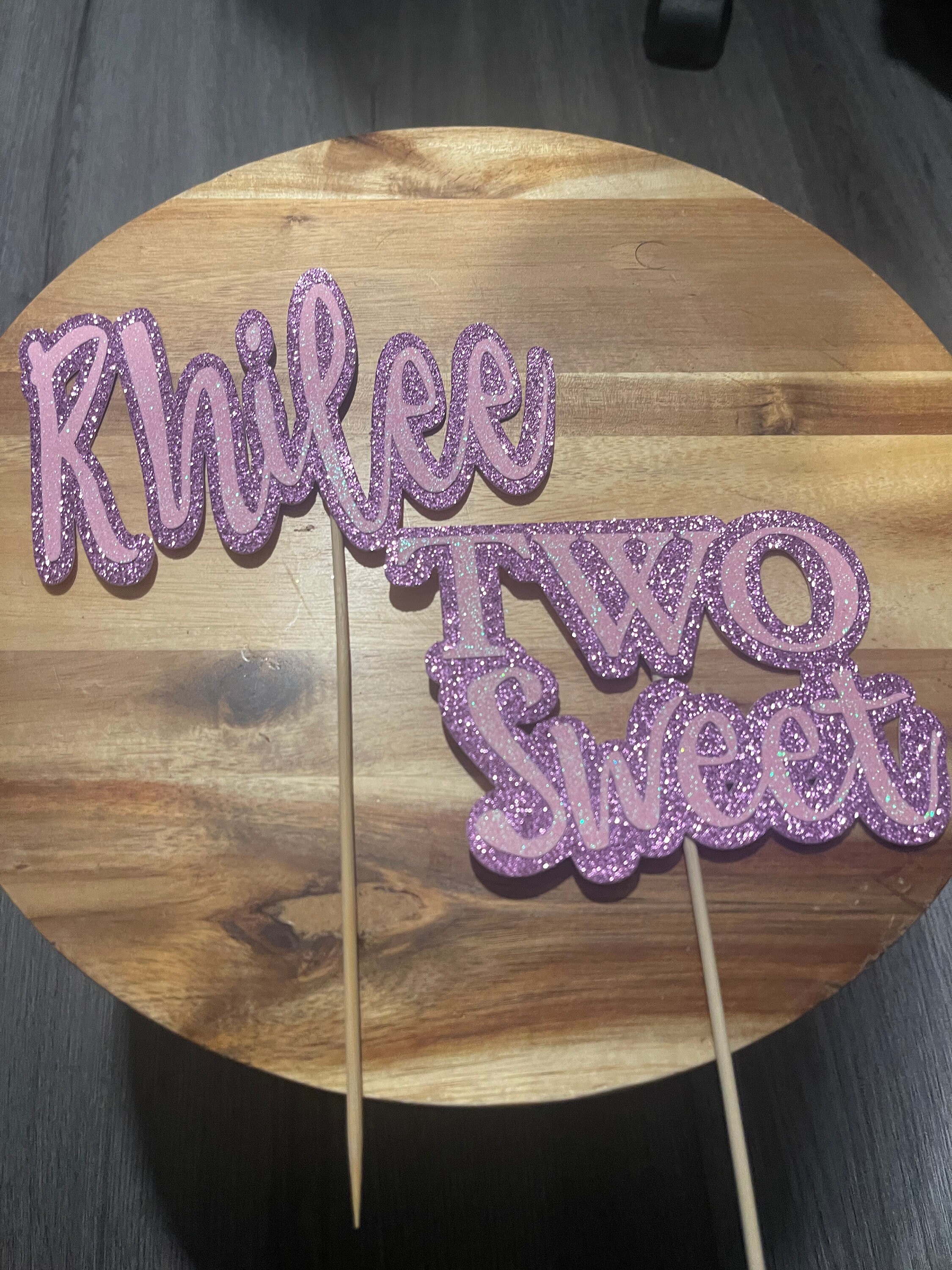 Custom Cake Topper, Name Cake Topper, Custom Name Cake Topper, Glitter ...