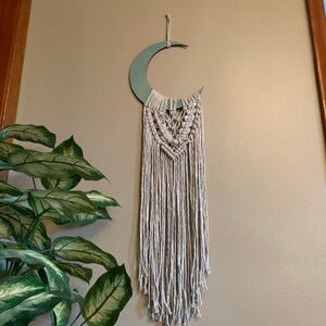 Macrame Wall Hanging Crescent Moon Handmade - Etsy