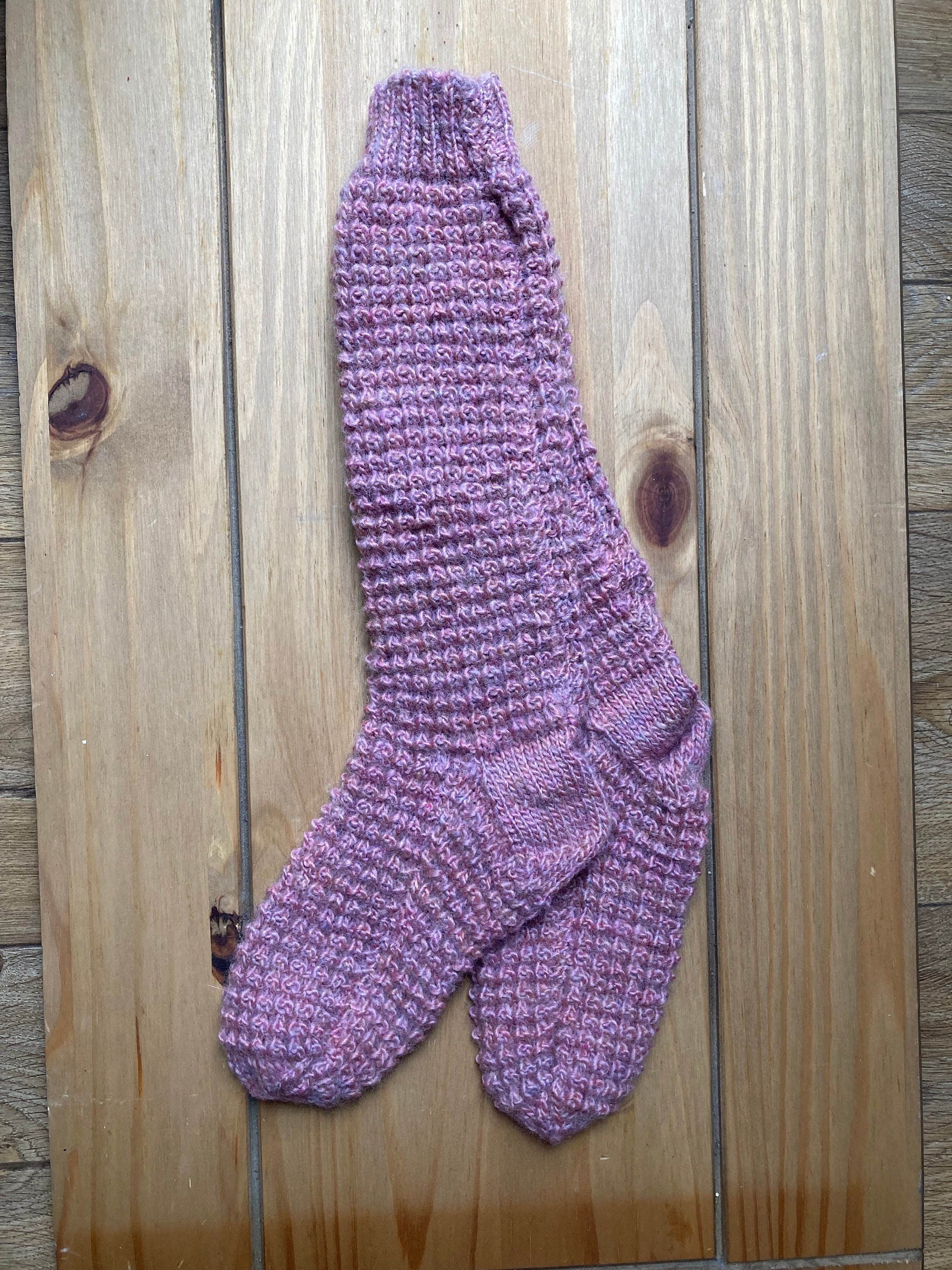 Hand Knitted Chunky Socks - Warm and Cosy - Etsy