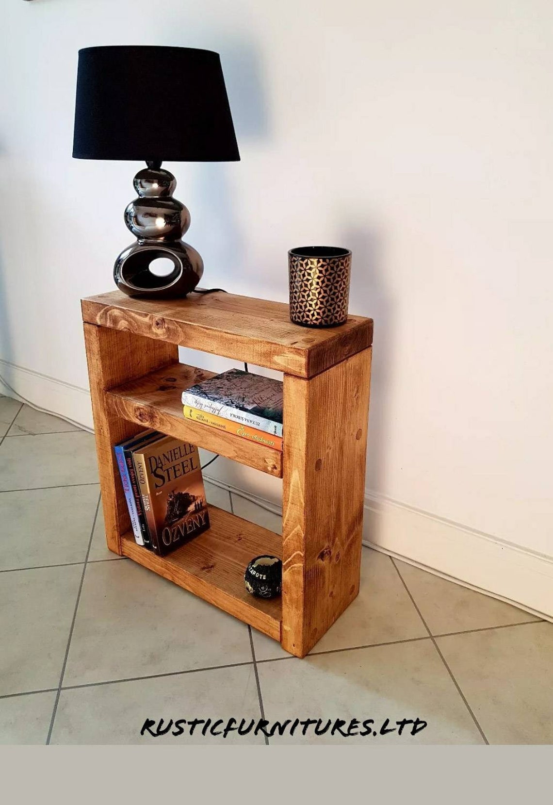 Rustic Bedside Table/side Tables/rustic Chunky Handmade - Etsy UK