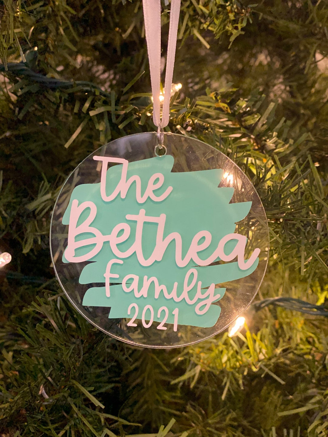 Personalized Family Christmas Ornament Christmas Ornaments - Etsy